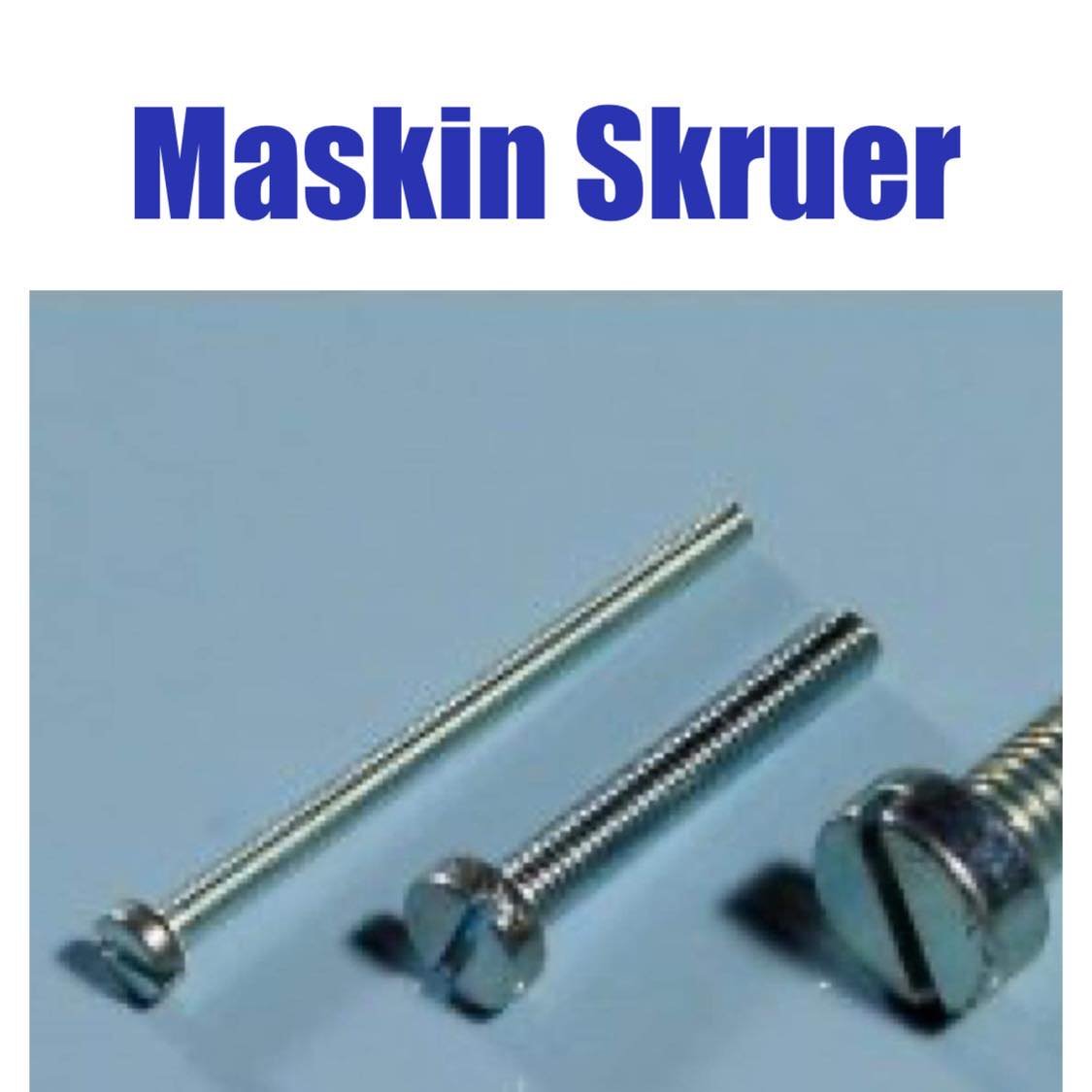 Maskin Skruer - Hobbykarl.dk