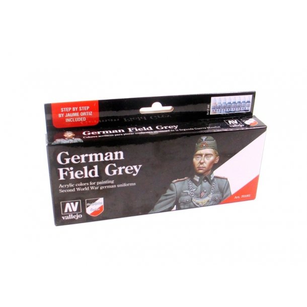 Farve Sæt - German Field Gray - Model Color - Hobbykarl.dk